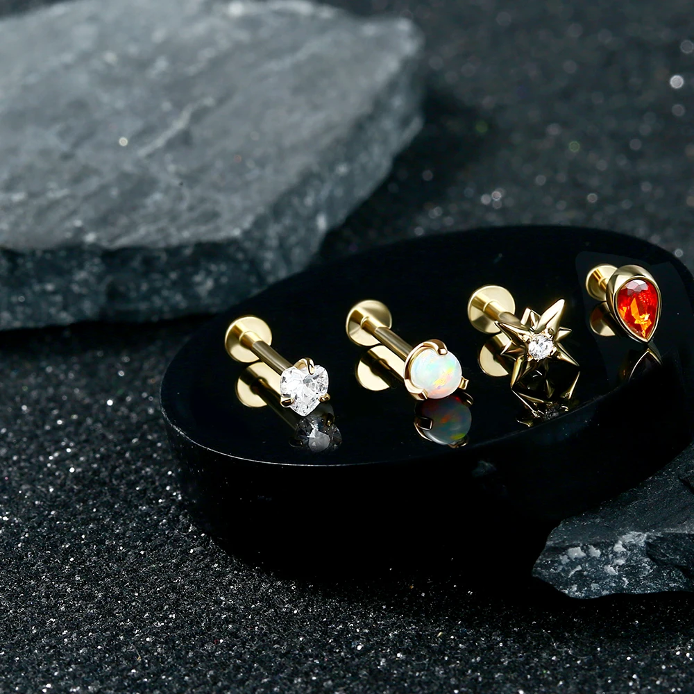 Shop Our New Design 14K Solid Gold Moissanite Studs