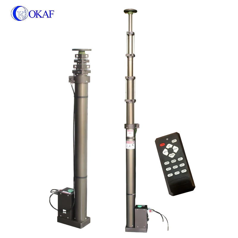3M to 20M Electric Motor Telescopic Mast - Secure & Versatile