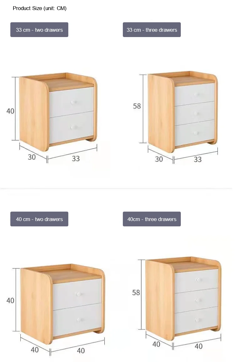 Manufacturers Custom Wooden Bedside Table Nightstand Simple Hotel ...