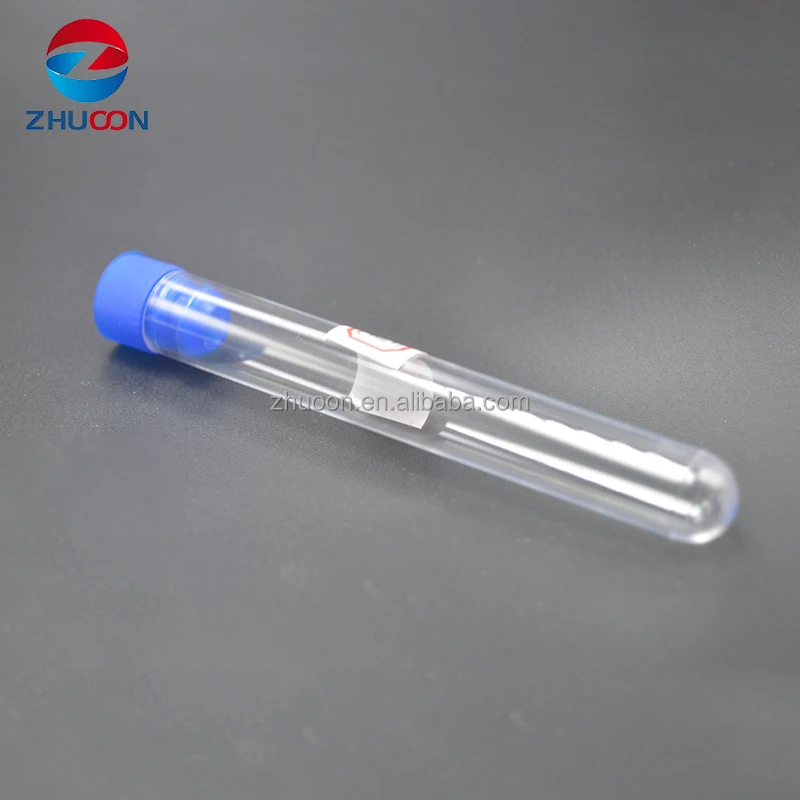 Plastic Pp Ps Test Tube Testing Small Clear Test Tube - Buy Test Tube ...