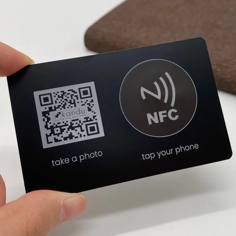 Contactless ID IC Smart RFID Chip NFC Metal Business Card