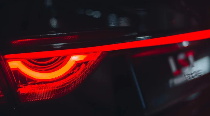 Smoke Black/silver Rear Door Trunk Led Tail Light Cover Trim For Jaguar ...