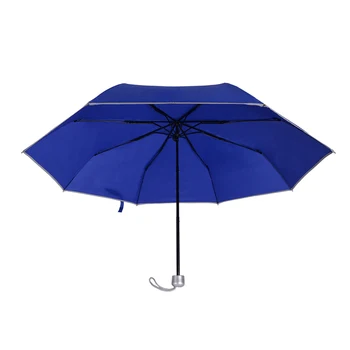 Rst Sunny Rainy Manual 3 Fold 21inch Mini Umbrella With Reflective Edge ...