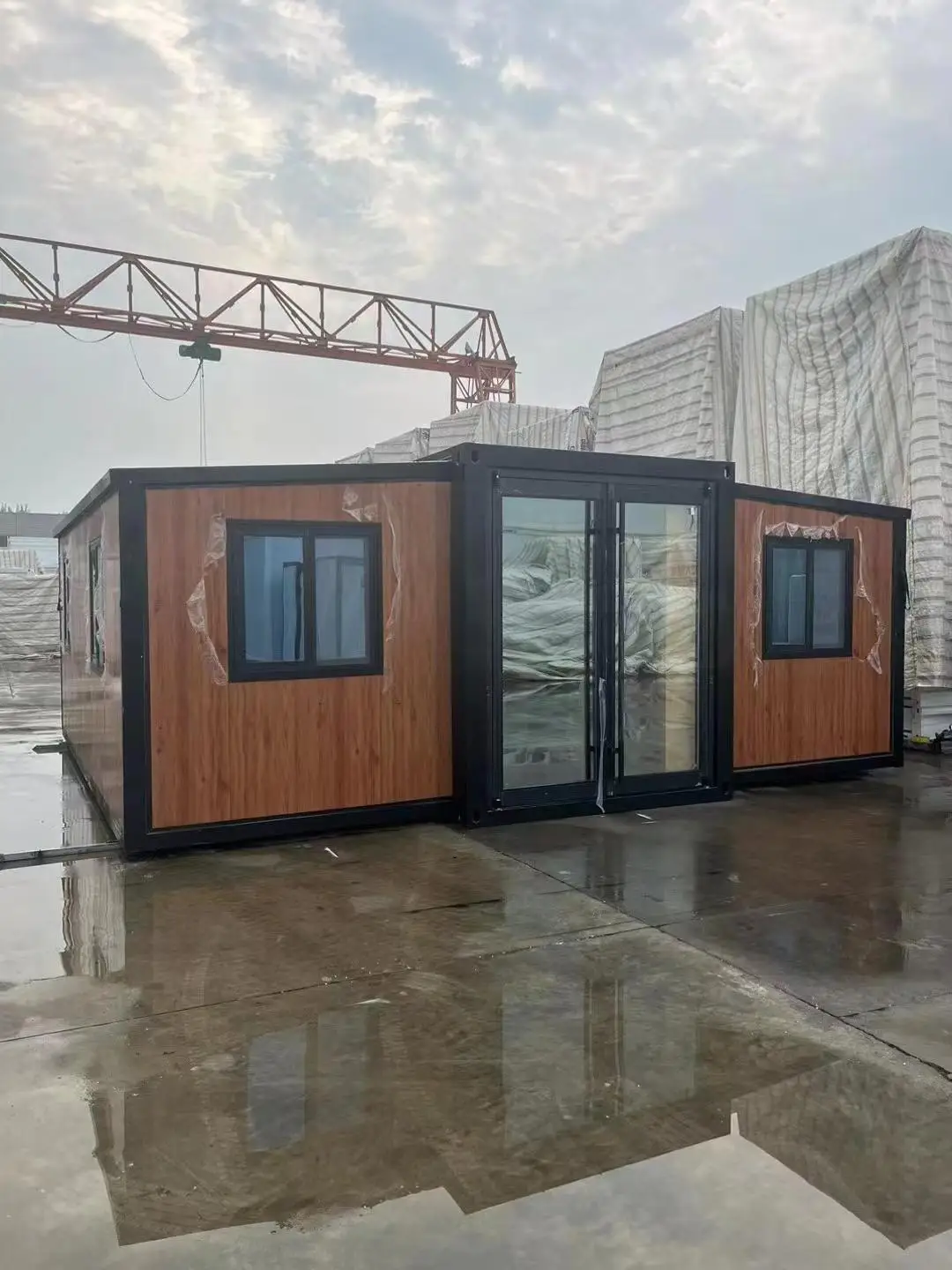 Foldable Building 2 Bedroom Portable Modular Home China Shipping 20ft ...