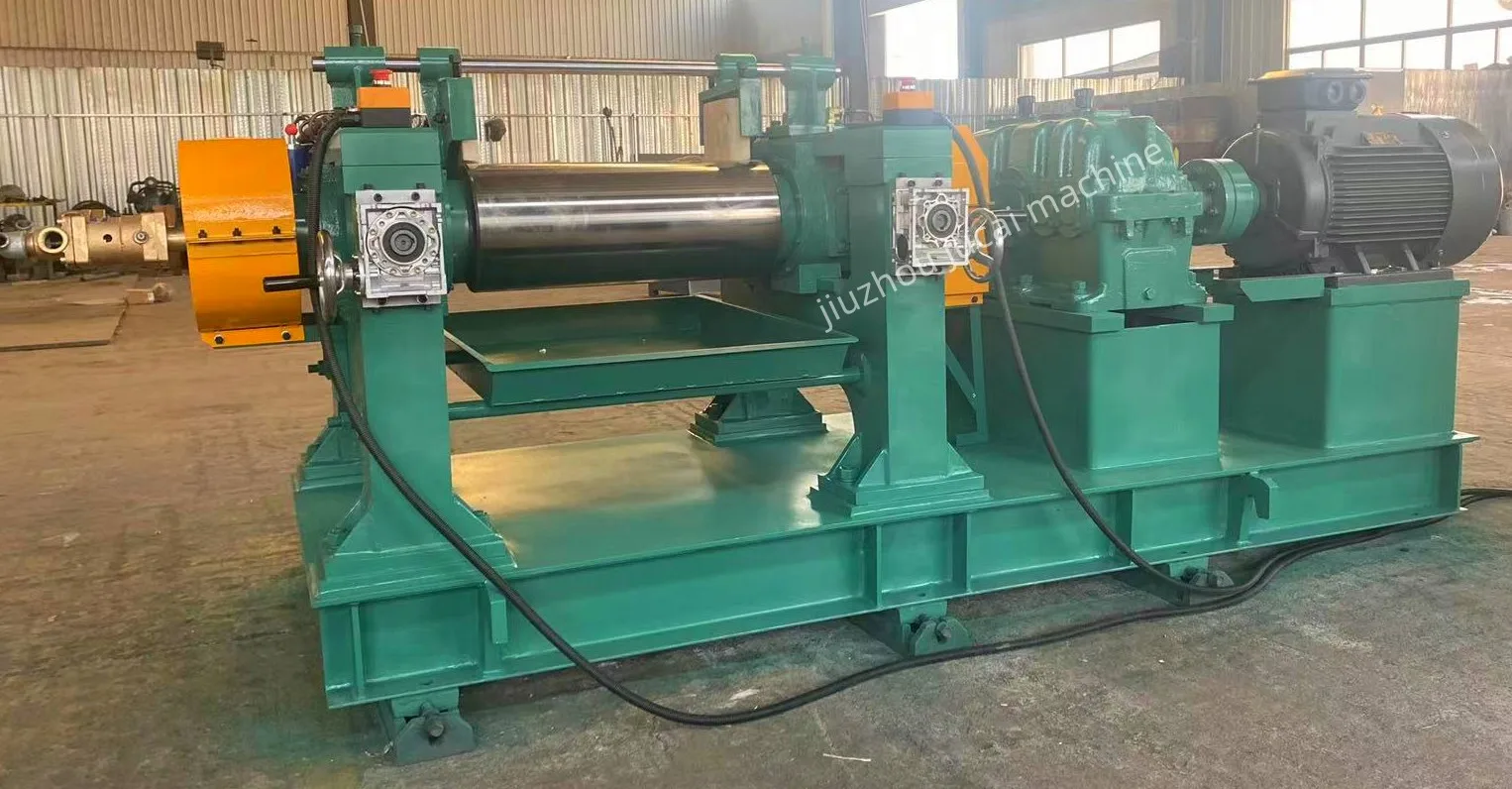 Two Roll Rubber Compound Sheet Mixing Machine,28 Inch Rubber Mixing ...