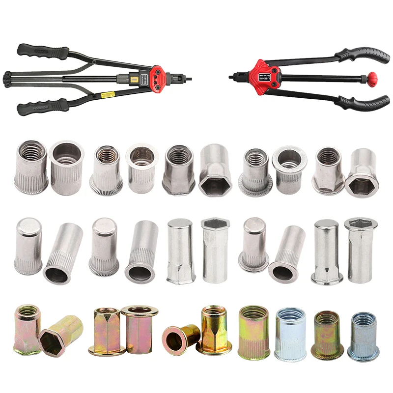 M6 Steel Reduced Head Hex-Shaped Rev Nut Rivet Nuts Nutsert Head Rivet ...