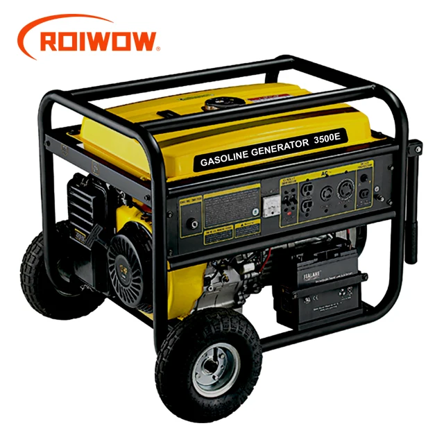 Ce 3.5kw Small Gasoline Power Generator Home Electric Starter Gas ...