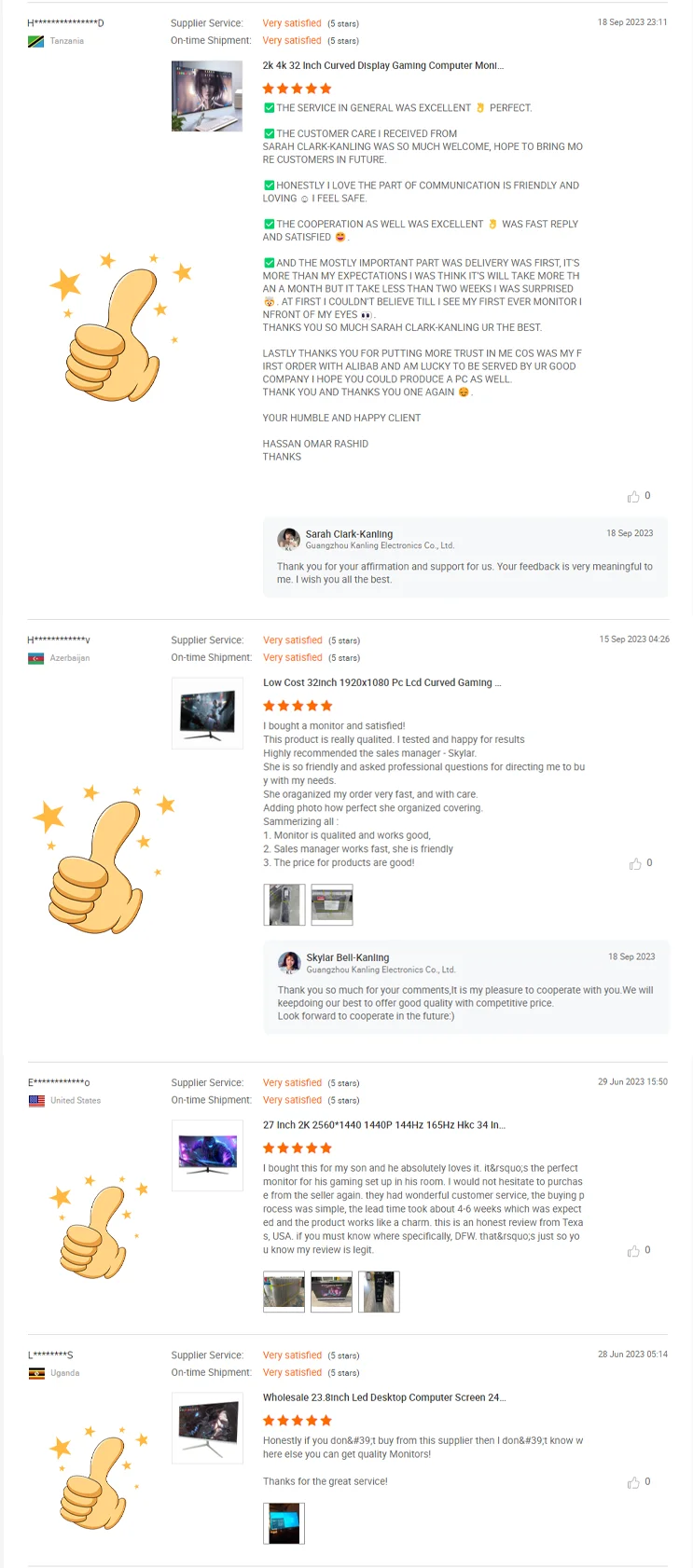 Cheap Desktop Computer Gaming Monitor Lcd Led Display 2k 165hz 2800r ...