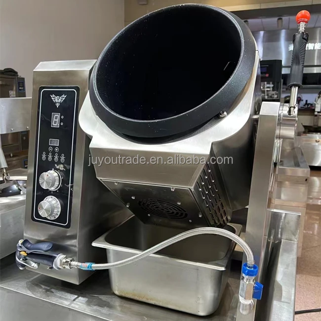 Restaurant Fried Rice Machine Rotating Smart Robot Cooker Wok Automatic ...