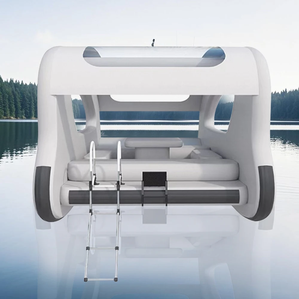 Water Use Entertainment Inflatable Ships Floating House Boat Outdoor ...