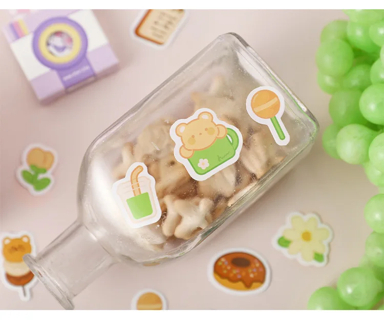 Cute Candy Kawaii Student Kids Carton Bear Animal Design Journal DIY ...