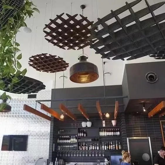 Hexagon Shape Acoustic Baffle Ceiling Panels for Modern Office Decor ...