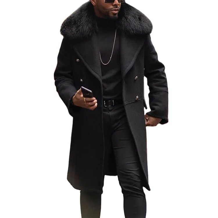 High Quality European And American Trench Winter Mens Coat Men's Luxury ...