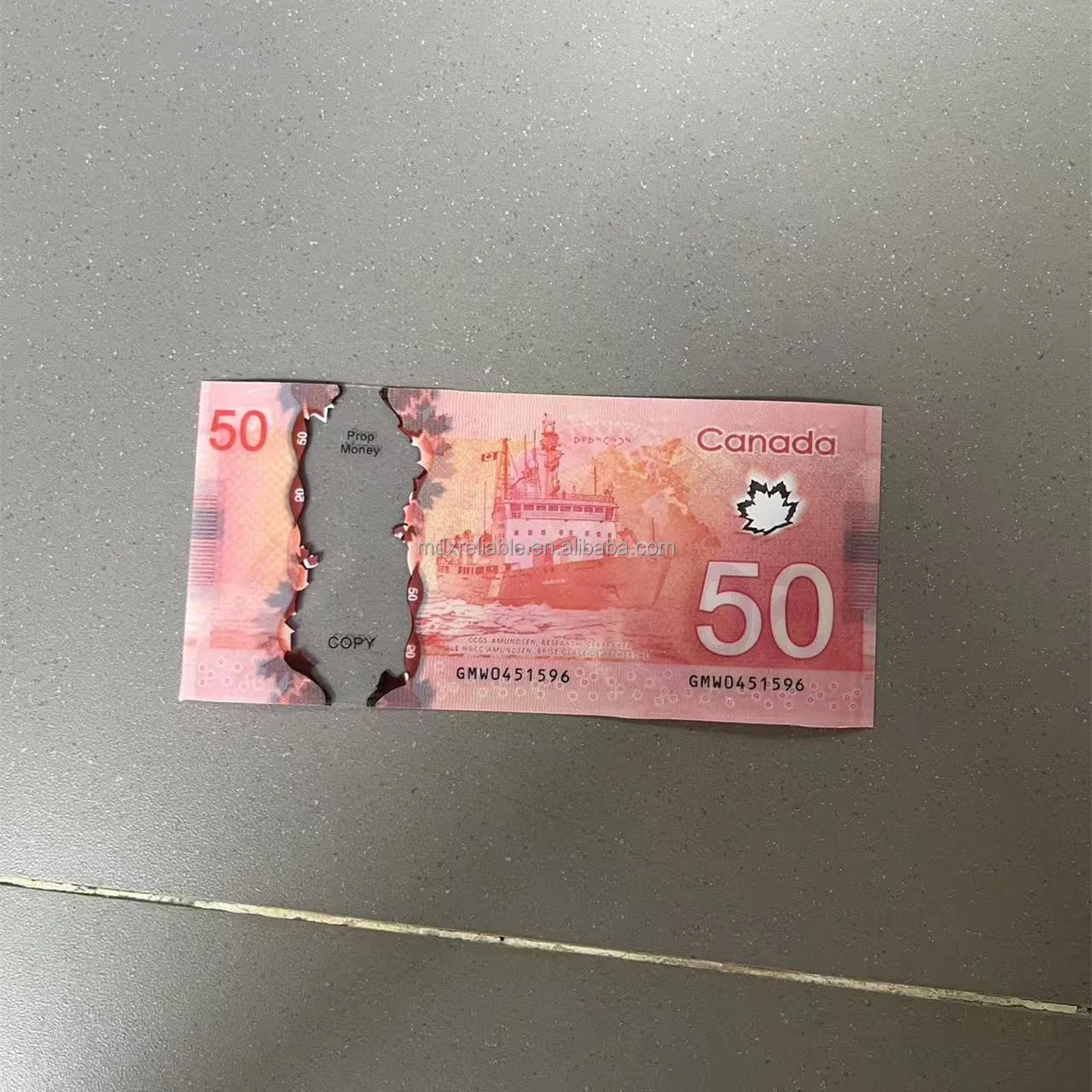 Realistic Plastic Canadian Prop Money - Perfect for Events