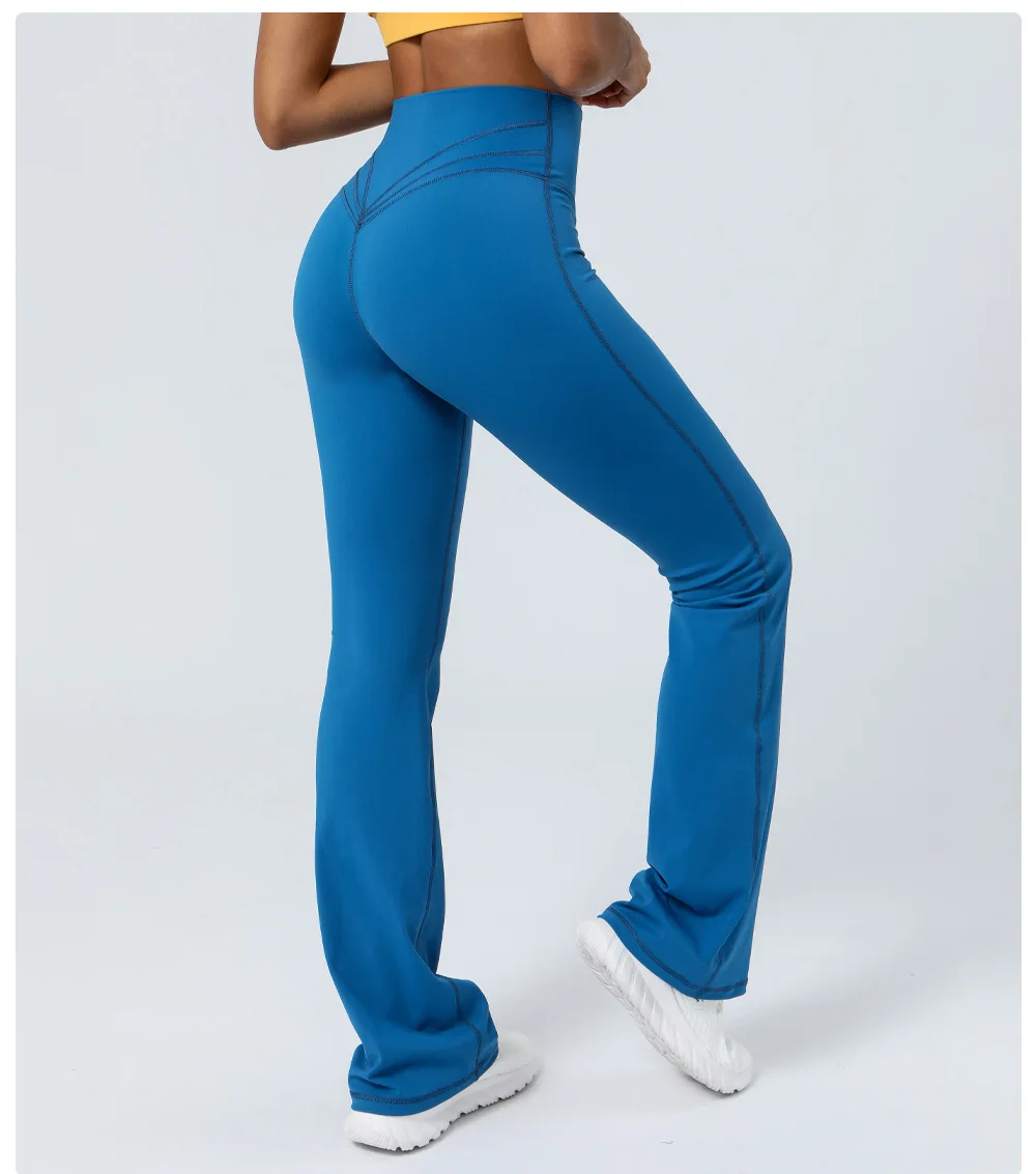 Customized Butt Lifting Yoga Pants Solid Color Gym Fitness Women