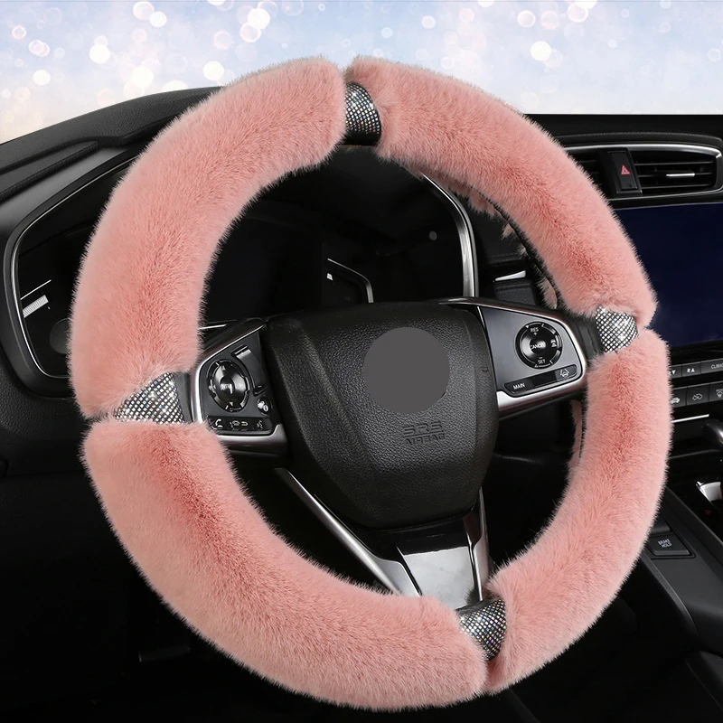 China Wanpu Customized Wool Wheel Set Of Ms Steering Wheel Covers ...
