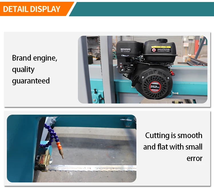 Diesel Engine Portable Industrial Chainsaw Fully Automatic Wood ...