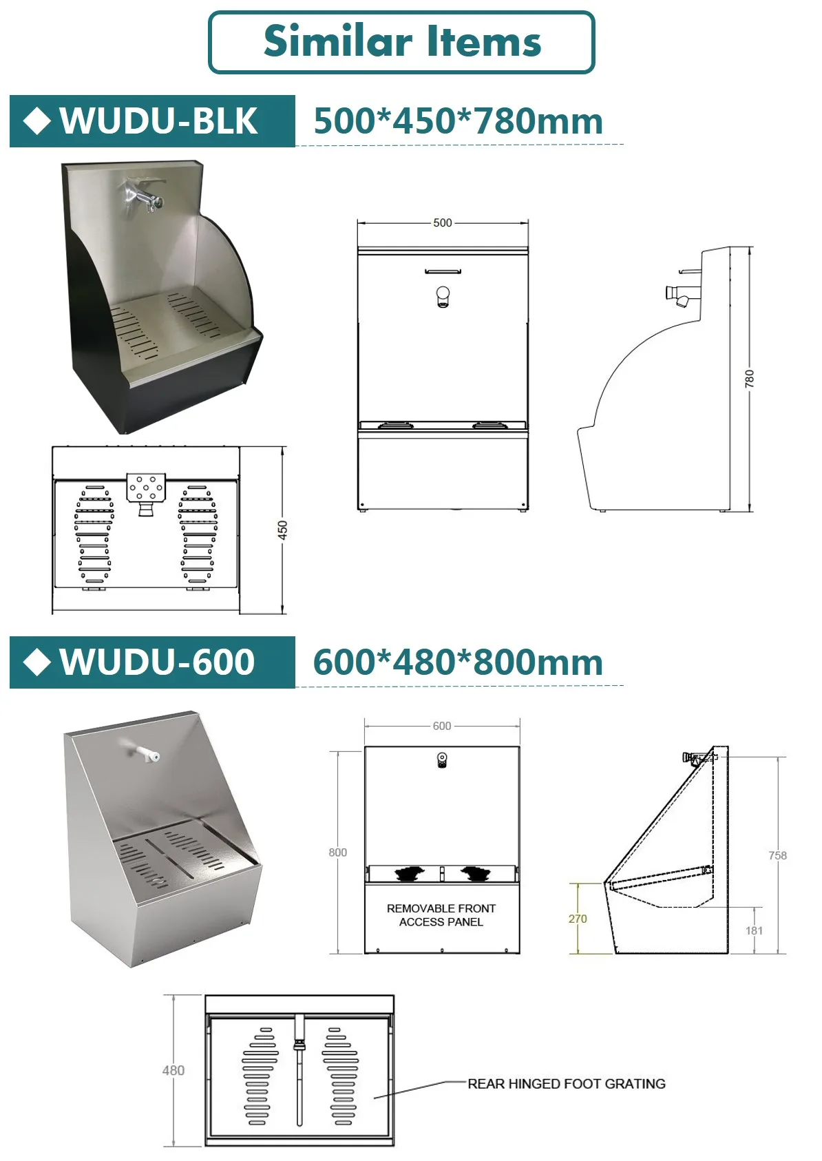 Wholesale Stainless Steel Muslim Wudu Ablution Station Sink Foot Wash ...