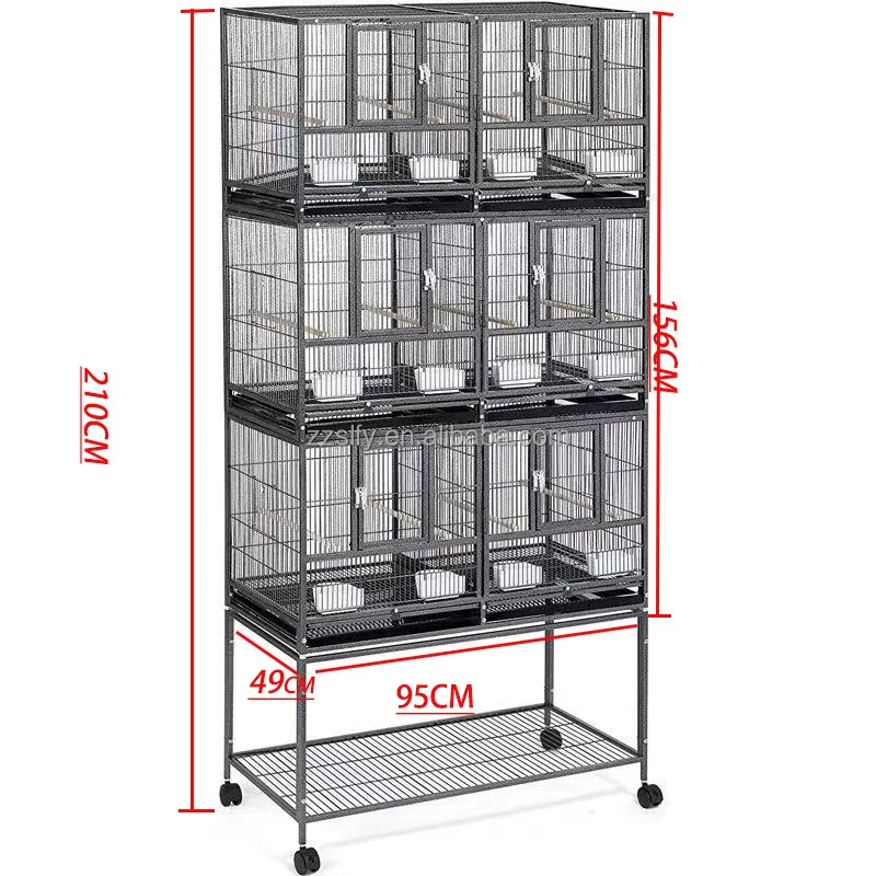 Multi Layer Large Pet House Birds Stackable Bird Cage Sale
