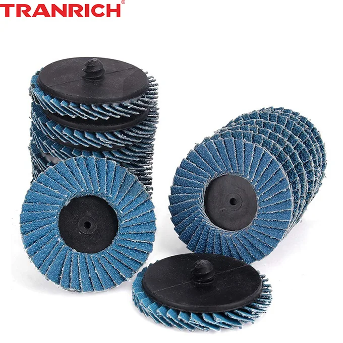 2in 3in Quick Change Flap Wheel Roll Rock Mini Zirconia Flap Disc For ...