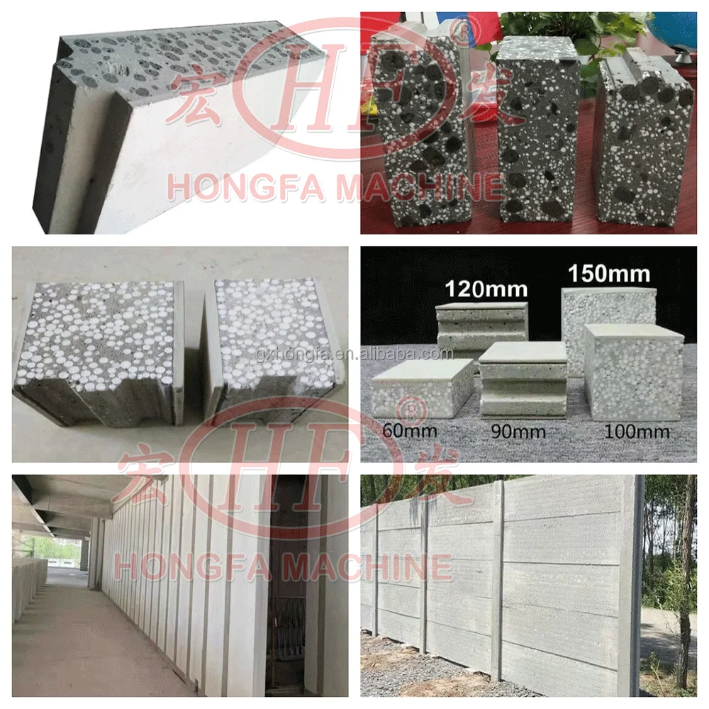 Lightweight Precast Concrete Panel Machine Eps Panel Production Line ...