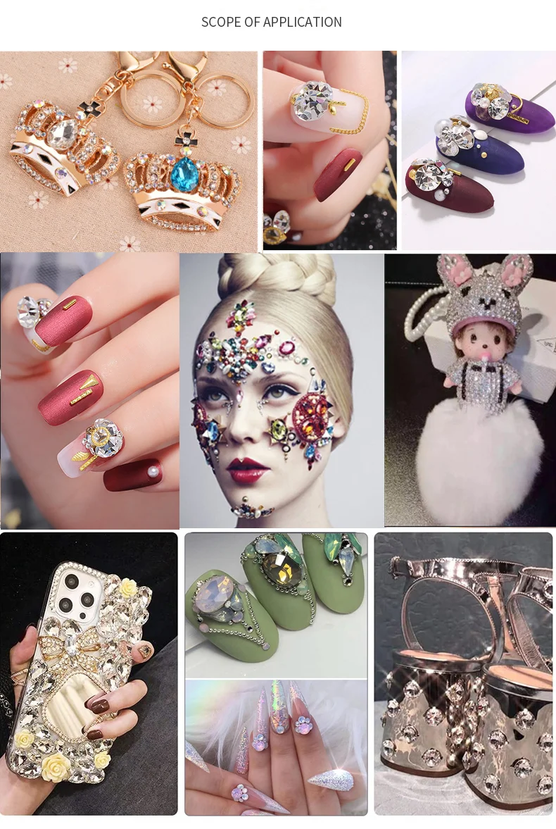 Wholesale Tear Drop Crystal Rhinestone Beads Jewelry Making Glass ...