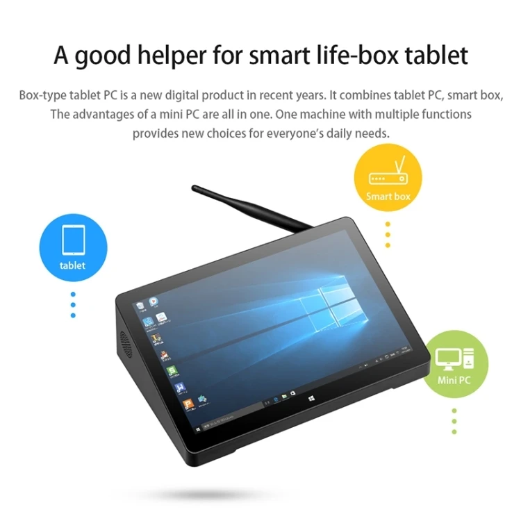 Portable PiPo Mini PC H10PRO with Intel Celeron 16GB SSD