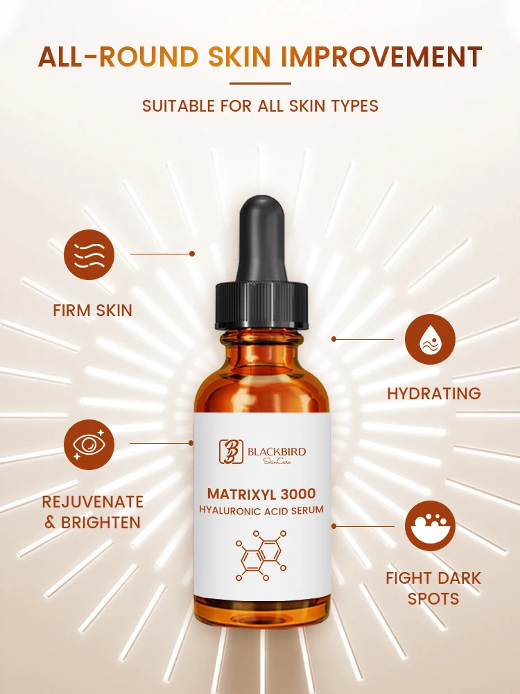Private Label Skincare Organic Matrixyl 3000 Hyaluronic Acid Facial ...