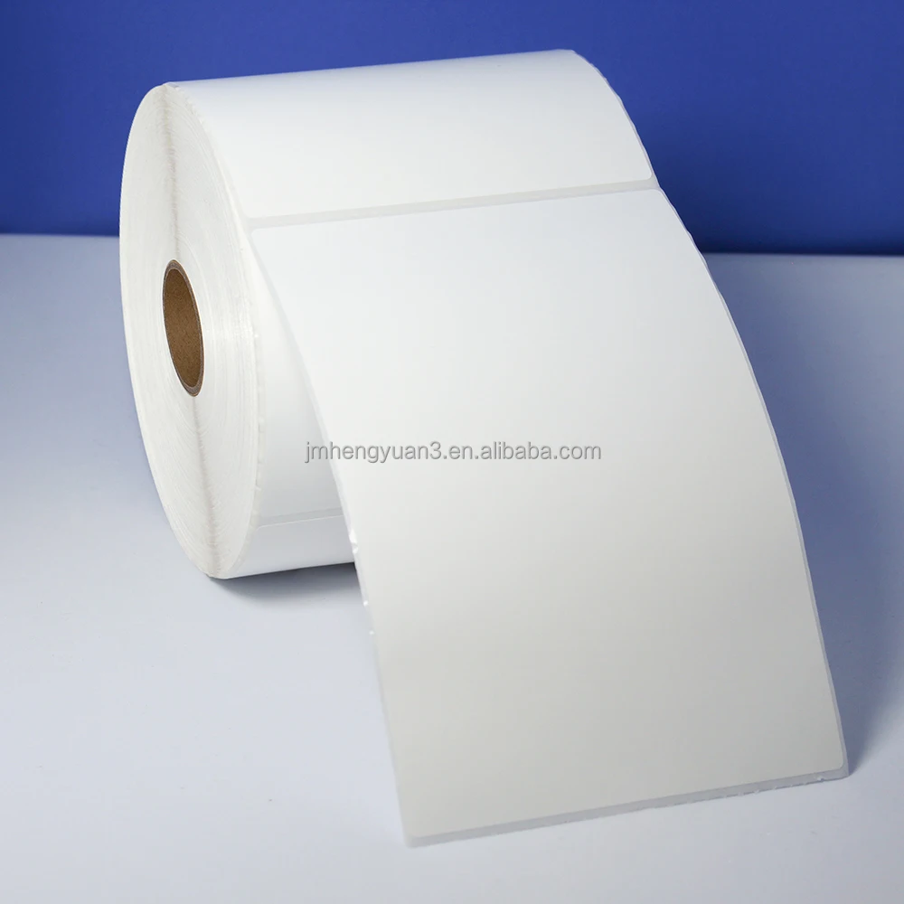 Custom 4x6 100x150mm Adhesive Paper Thermal Printer Label Roll Shipping ...