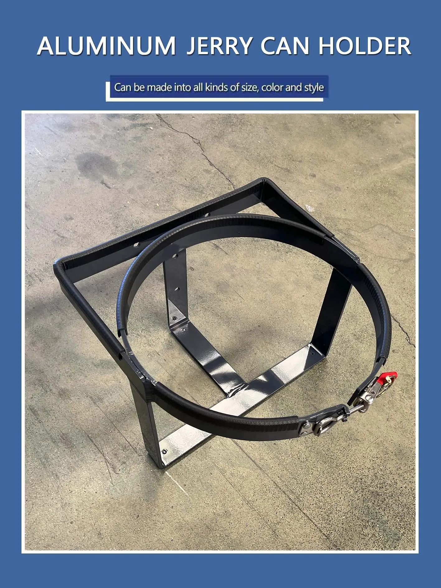 Jerry Can Holder Lockable Gas Can Holder for 20 Liter / 10 Liter Jerry ...