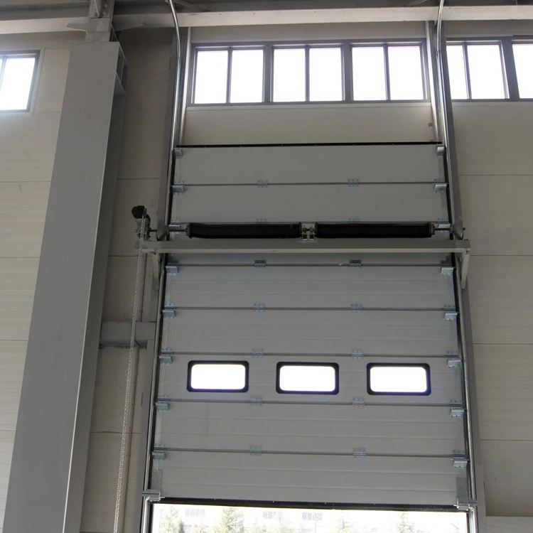 Pabrik Vertikal Sectional Industri Mengangkat Pintu Industri Overhead ...