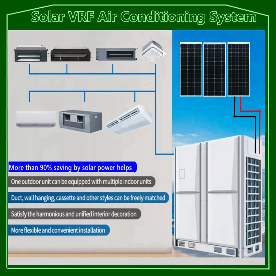 14KW Solar Powered VRF HVAC System for Eco-Friendly Cooling