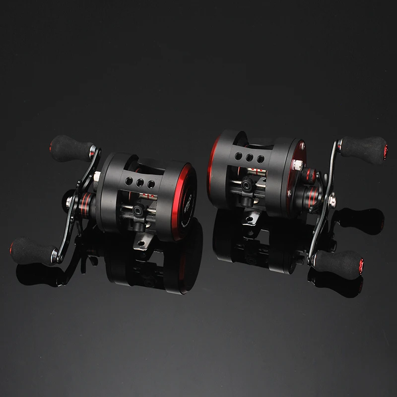 Lizard Round Baitcasting Fishing Reel - Magnetic Brake System for Sea ...