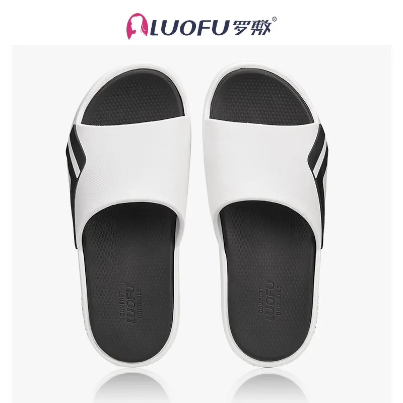 Men's Waterproof Non-Slip EVA Slippers | Customizable Print Logo Casual ...