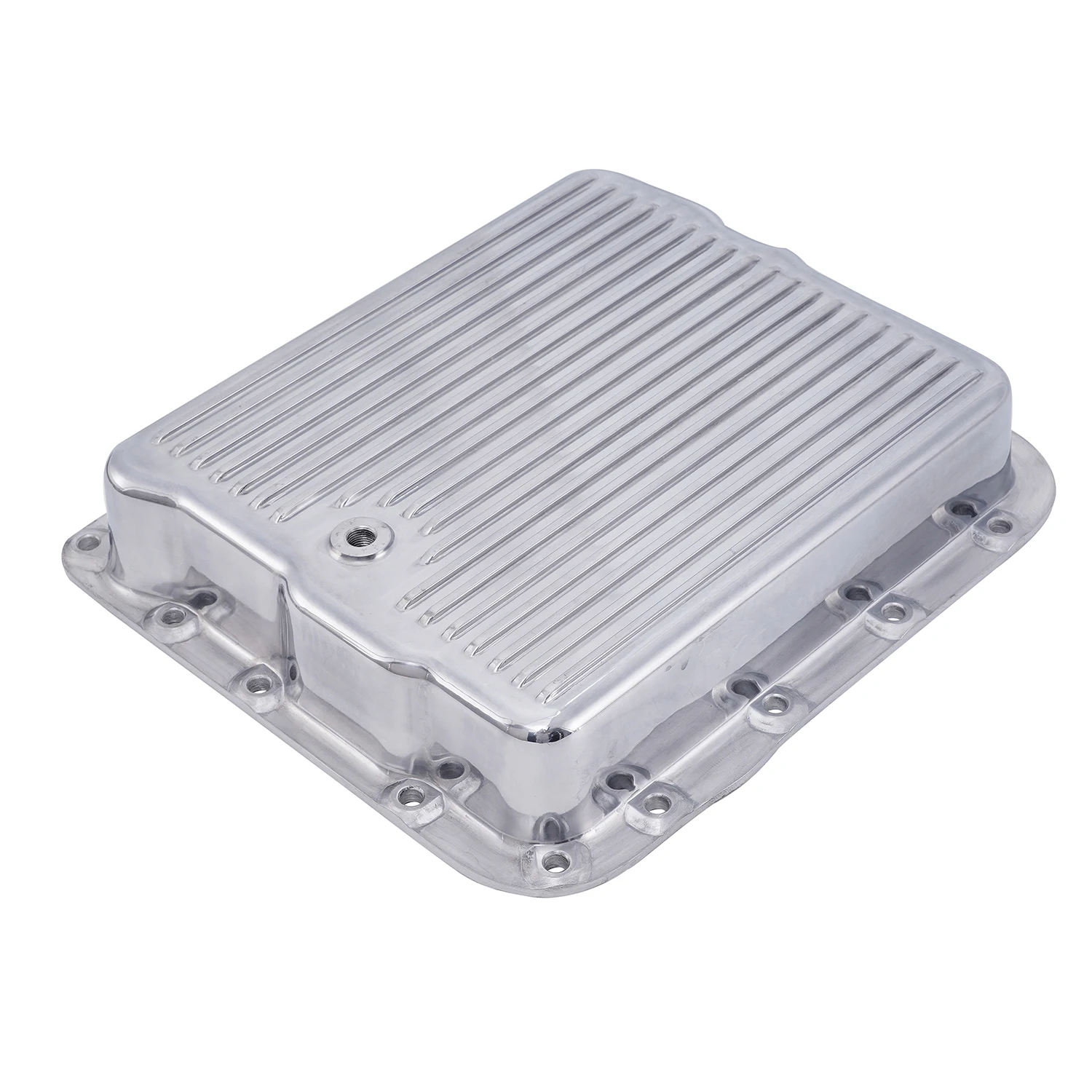 700R4 4L60E 4L65E Aluminum Transmission Pan Kit Deep Finned for Chevy ...