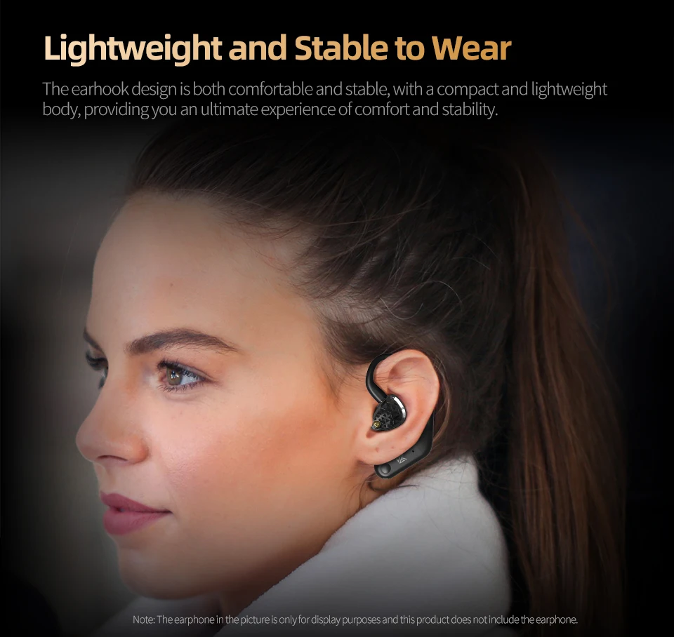 KZ AN01 Wireless Upgrade Ear Hook Cable - ANC Noise Cancellation