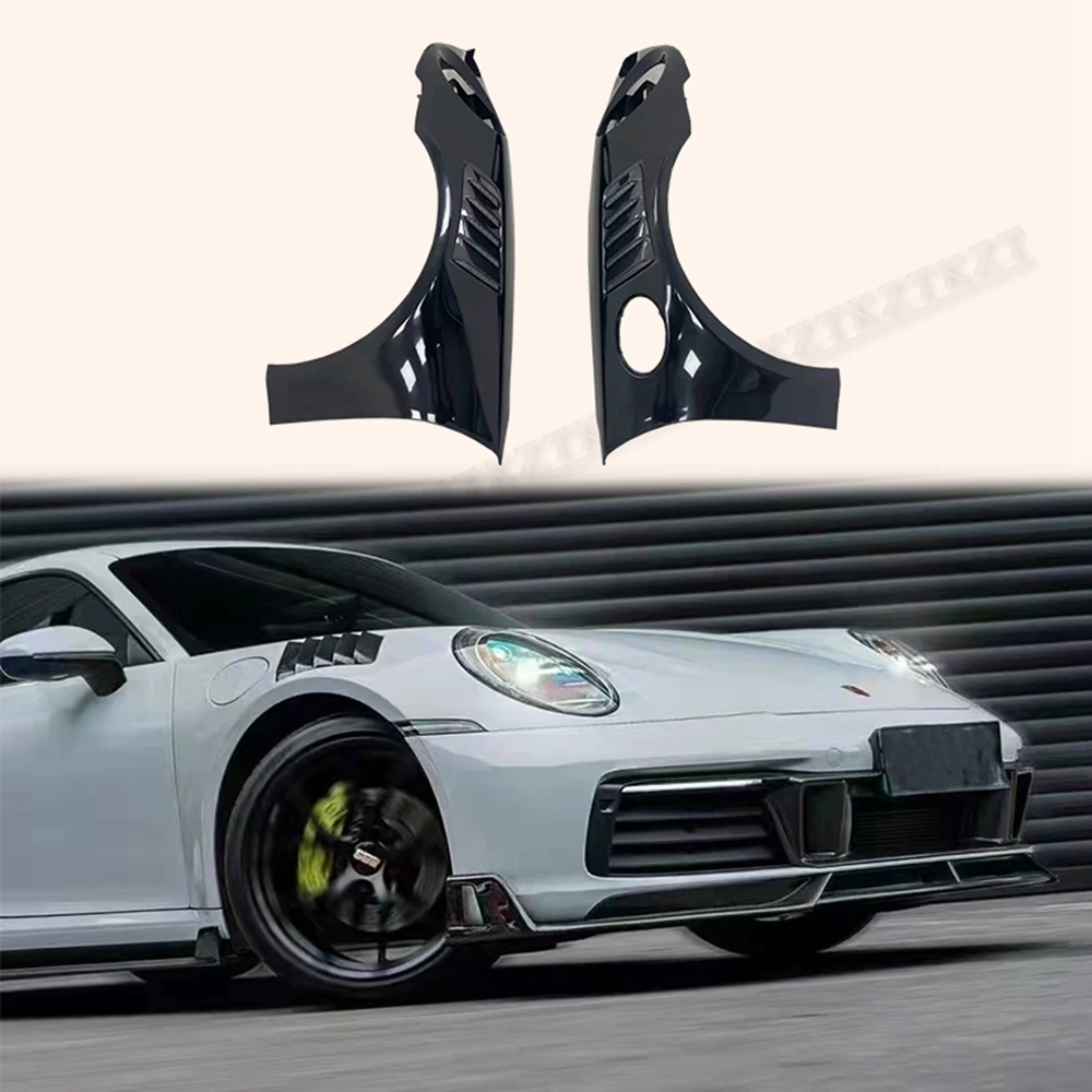 For Porsche 992 Vented Front Fender Carbon Fiber Pair Replacement ...