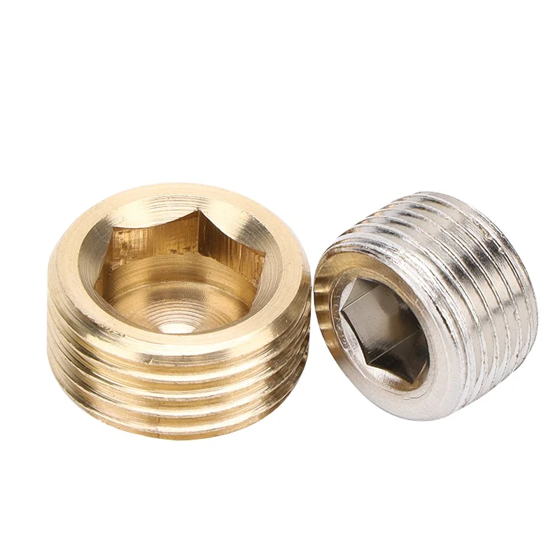 Good Quality Factory Directly Brass Internal Hex Thread Socket Pipe ...
