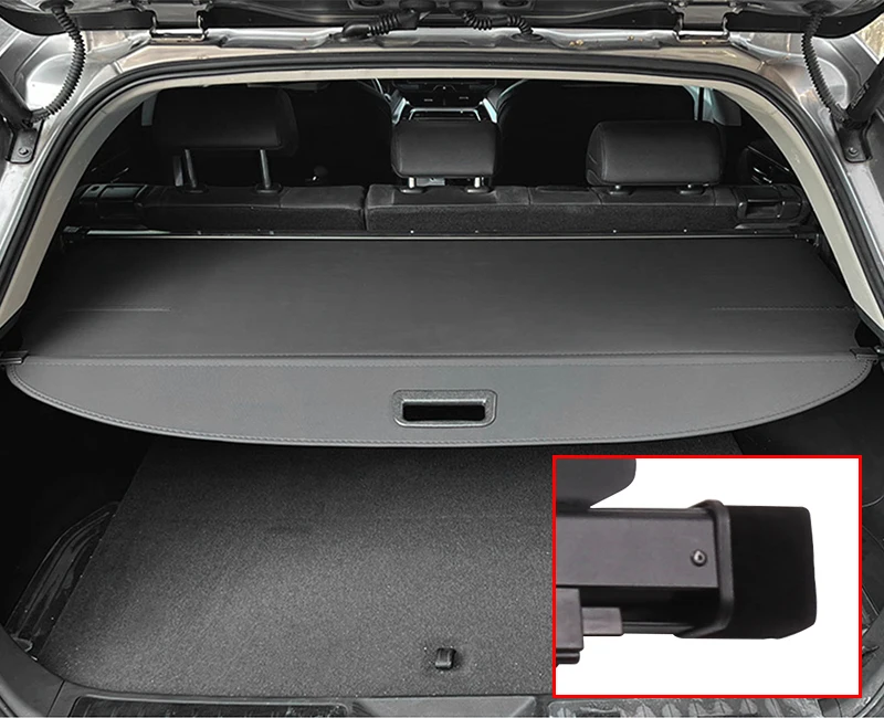 Luxury Leather Carbon Fiber Retractable Trunk Cargo Cover Fitting Jeep ...