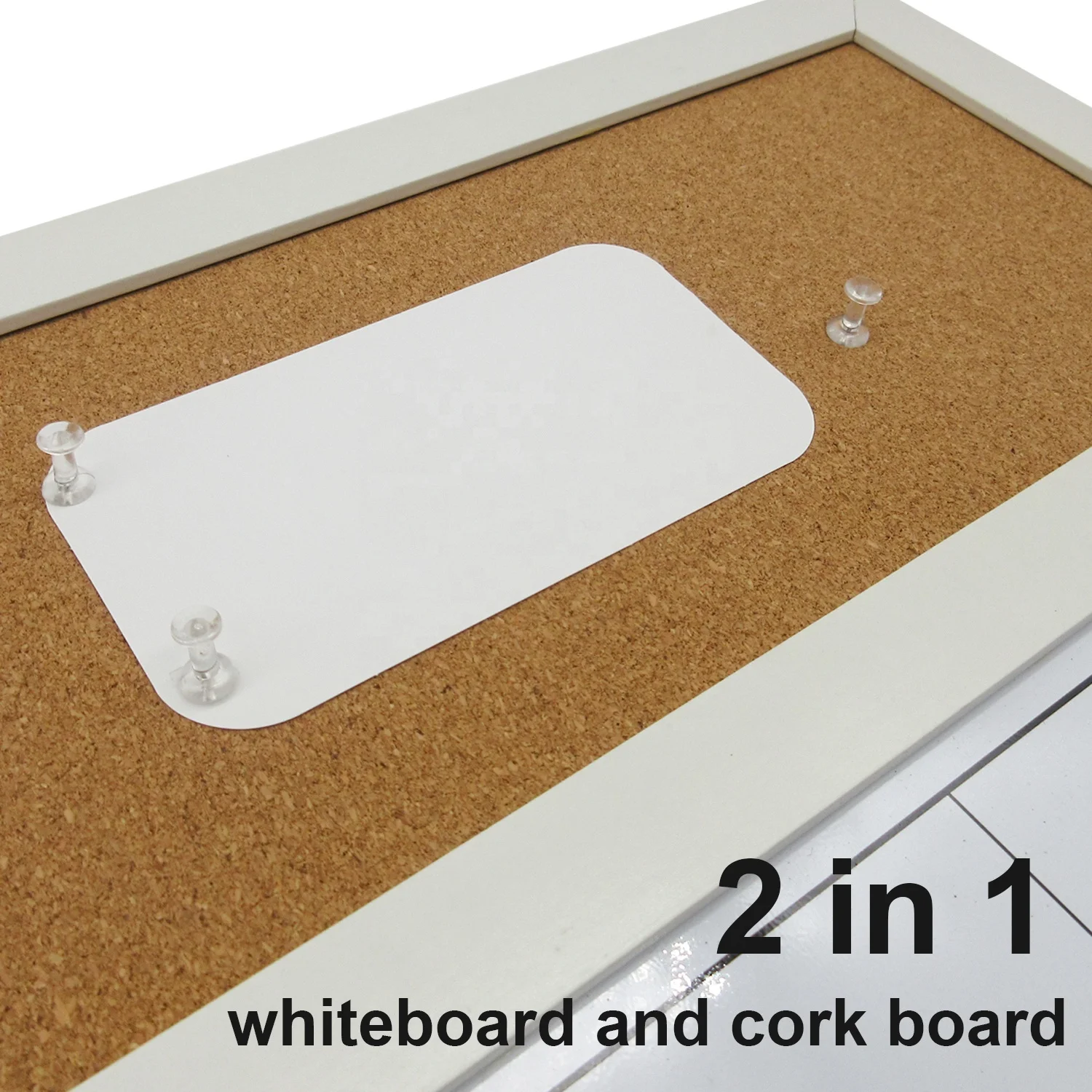 Office Home Standard 2 In1 Mdf Frame Message Cork Board Whiteboard ...