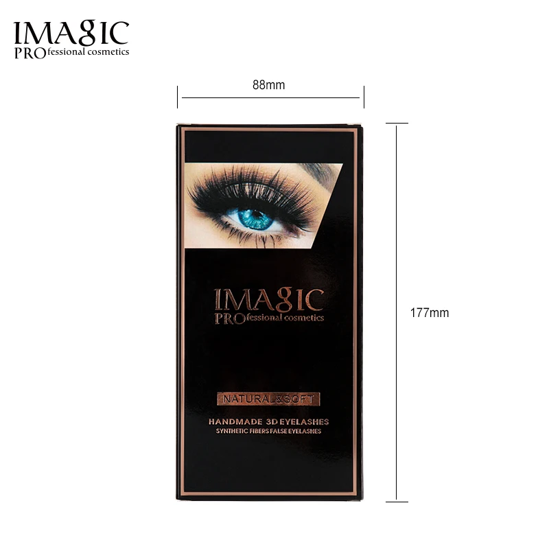 Imagic 10pairs 3d Faux Mink Eyelashes Makeup Natural Long False Eyelashes Dramatic Lashes ...