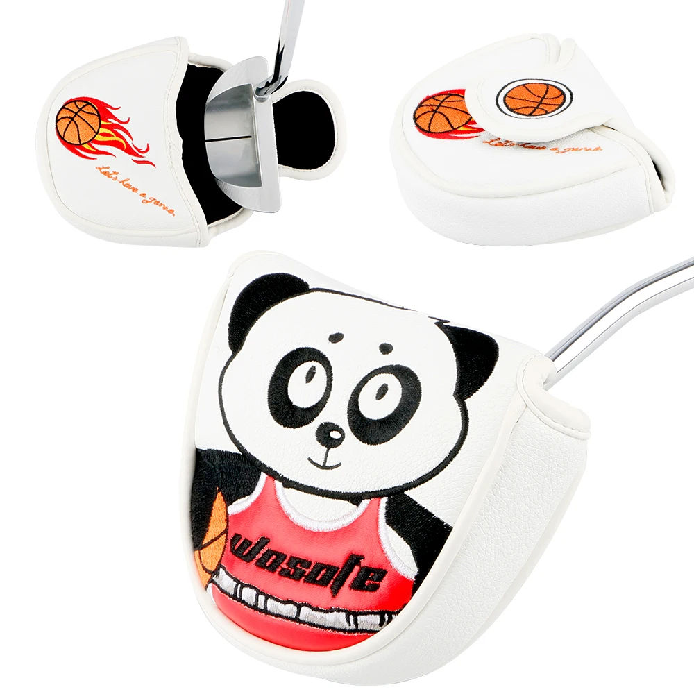 Panda Theme One-piece Drop Shipping Pu Leather Headcovers Fit All ...