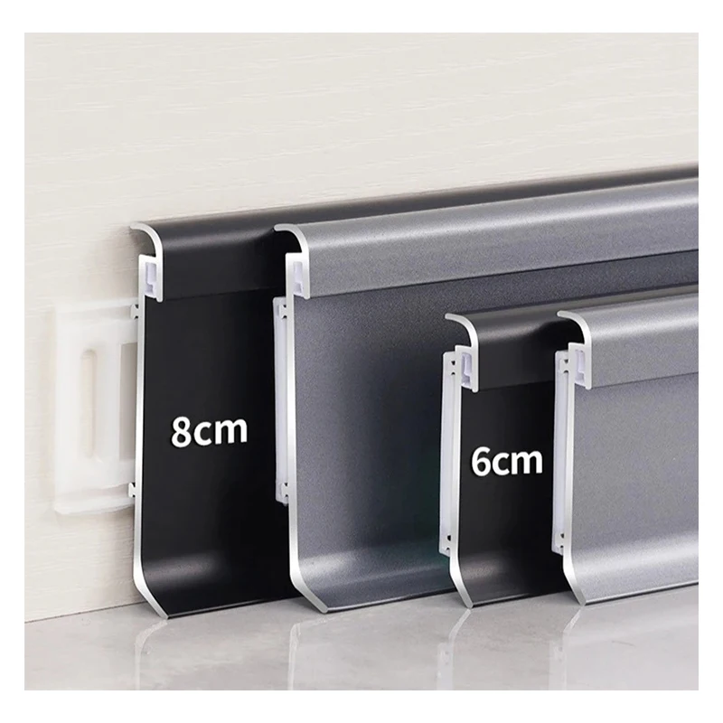 Shadow Gap Baseboard Skirting Profile Strip Recessed Flooring 50Mm ...