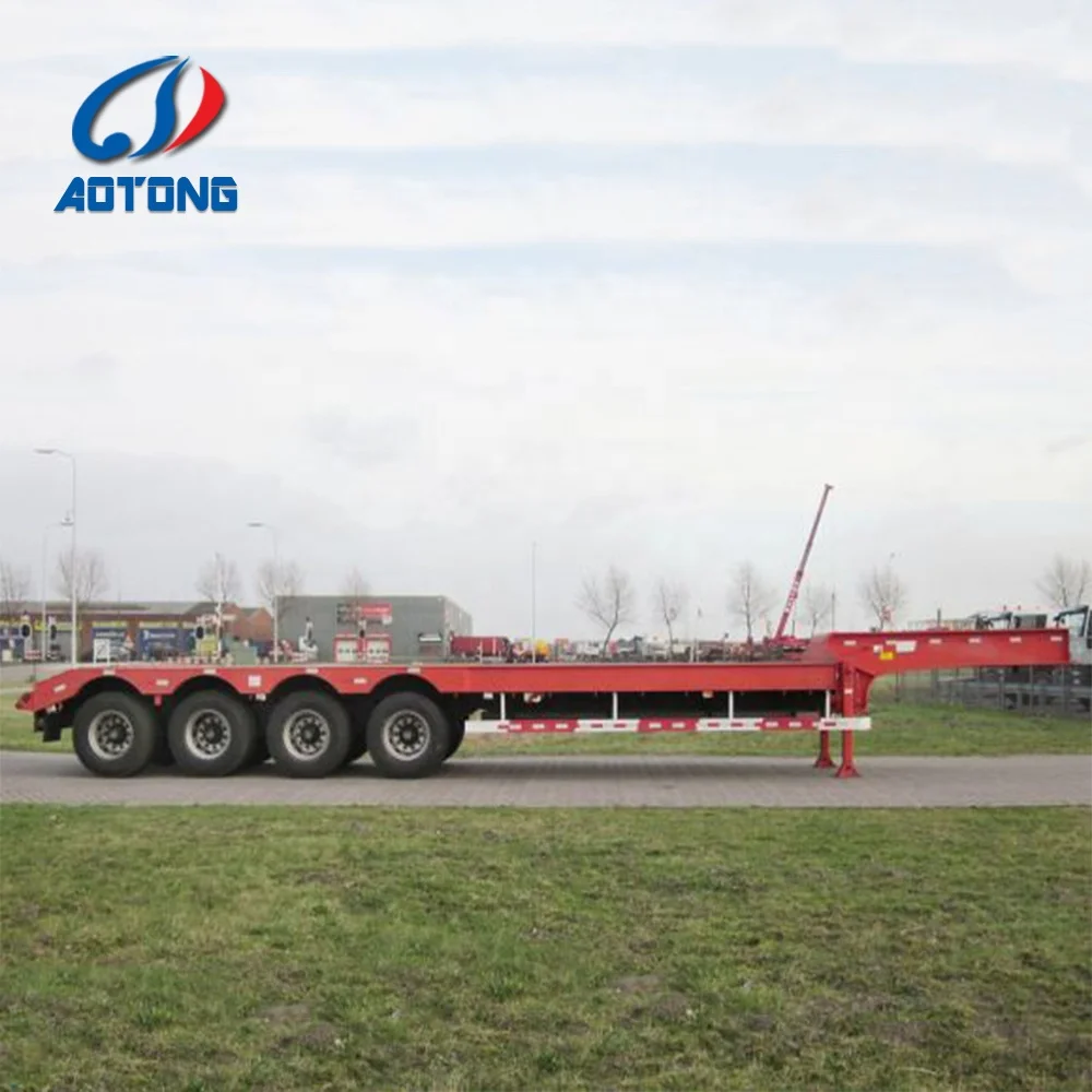 Alibaba.com: Hydraulic Low Bed Trailer 60ft 120ton, 53ft Flatbed Low ...