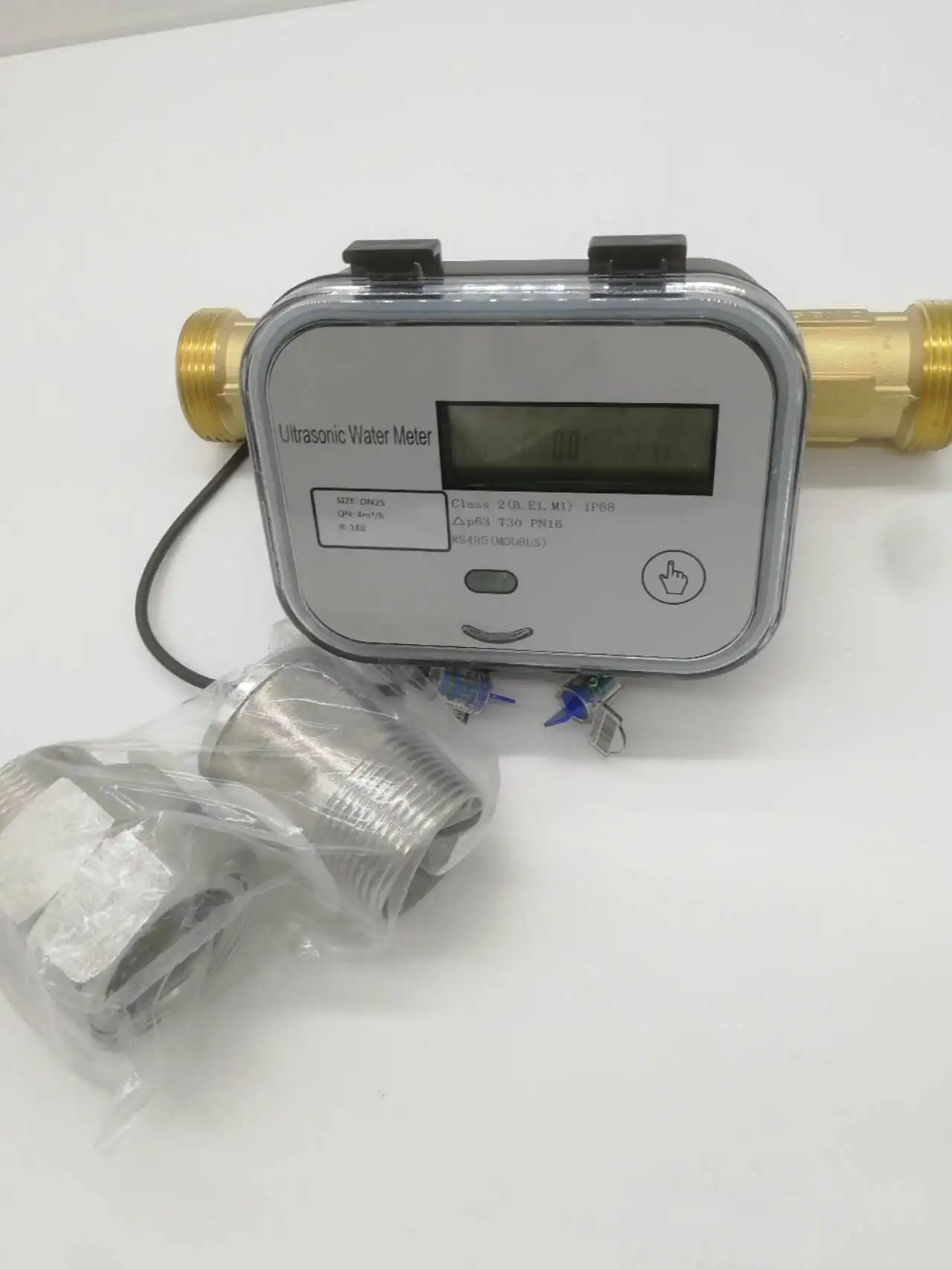 Ultrasonic Smart Water Meter Rs485/mbus/pulse Output/lora/lorawan Dn15 ...