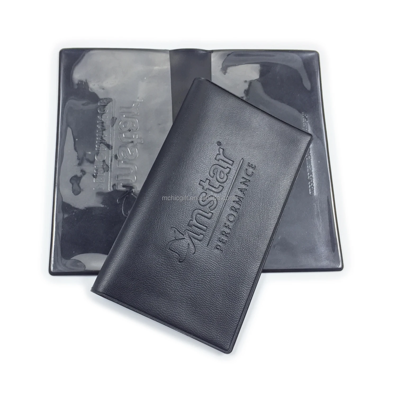 Customized Blue Plastic Document Folders - Mchic M3646