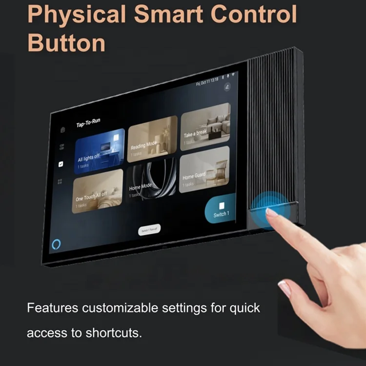 Tuya Smart Control Panel 8 Pro - Voice & Touch Control