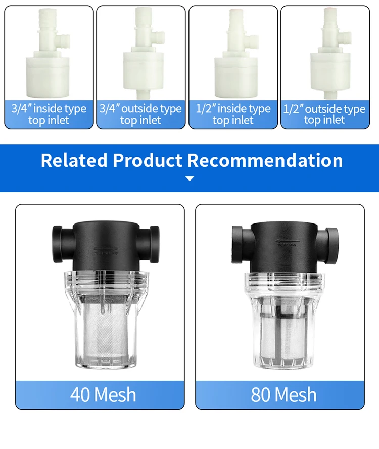 3/4" Quick Stop Advance Float Valve - Automatic Water Level Control