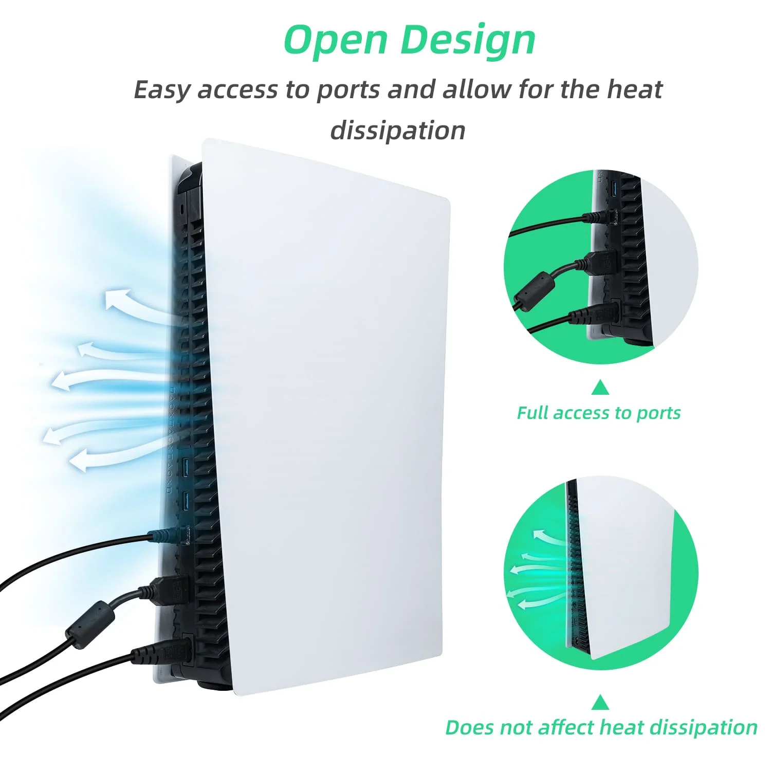 Vertical Steel Secure Wall Mount Stand For Ps5 Iron Stable Display ...