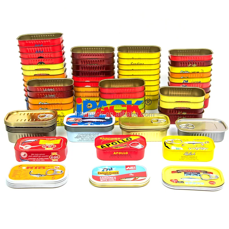 105# 2-Piece Empty Square Tin Can for Food - Work4u
